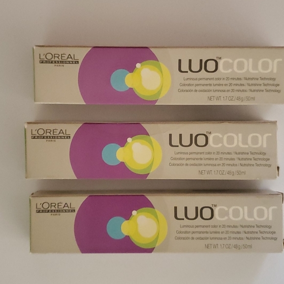 L'Oreal | Hair | 3 Packs Loreal Luocolor Permanent Hair Color New ...